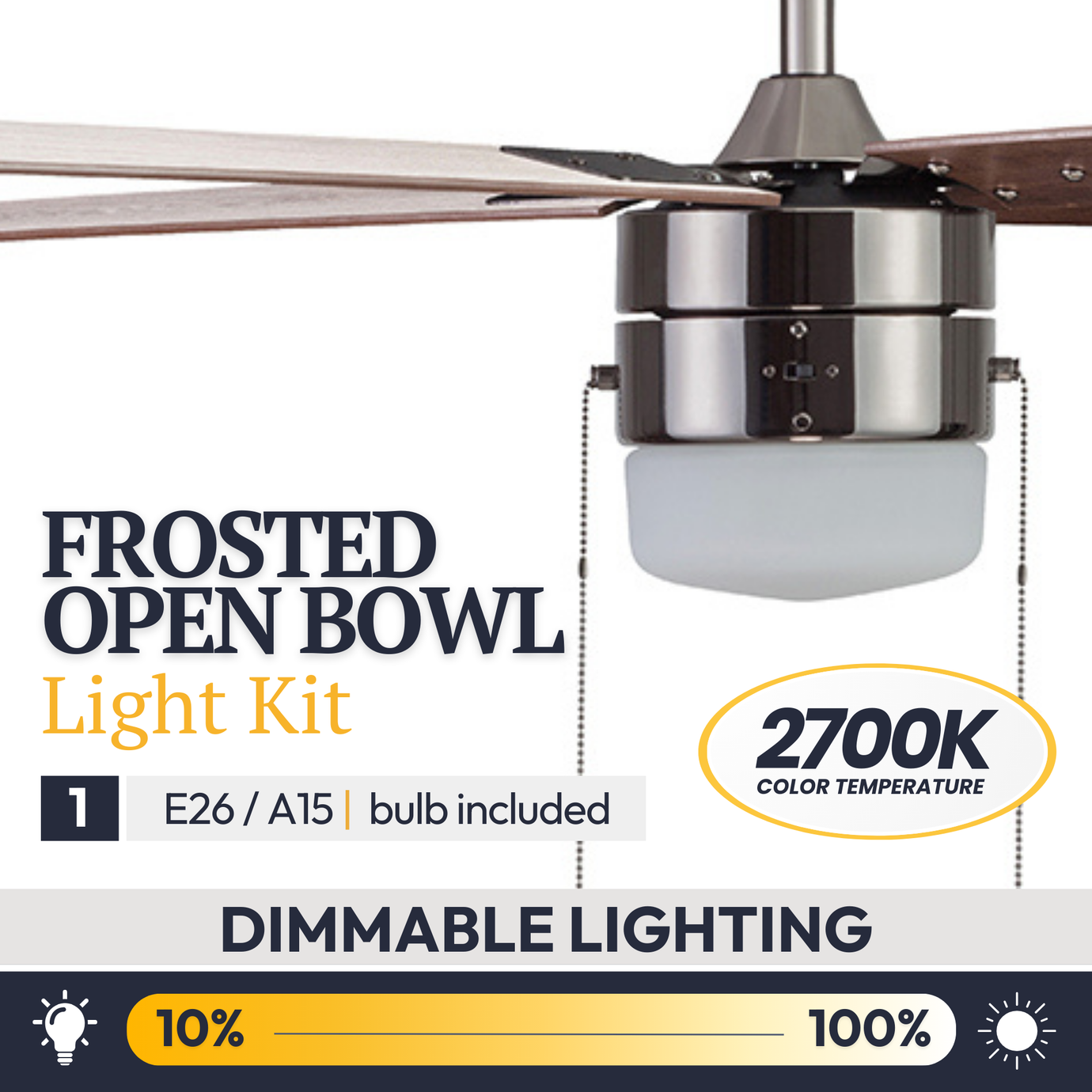 52 Inch Chism, Gun Metal, Pull Chain, Ceiling Fan – Prominence Home